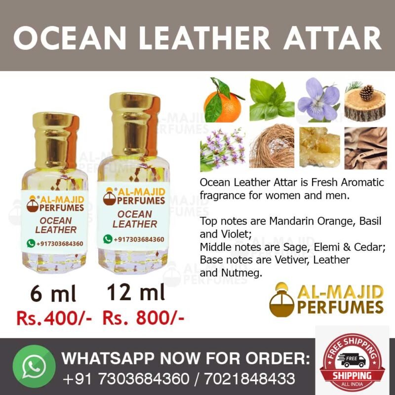 Ocean Leather Attar | Al-Majid Perfumes